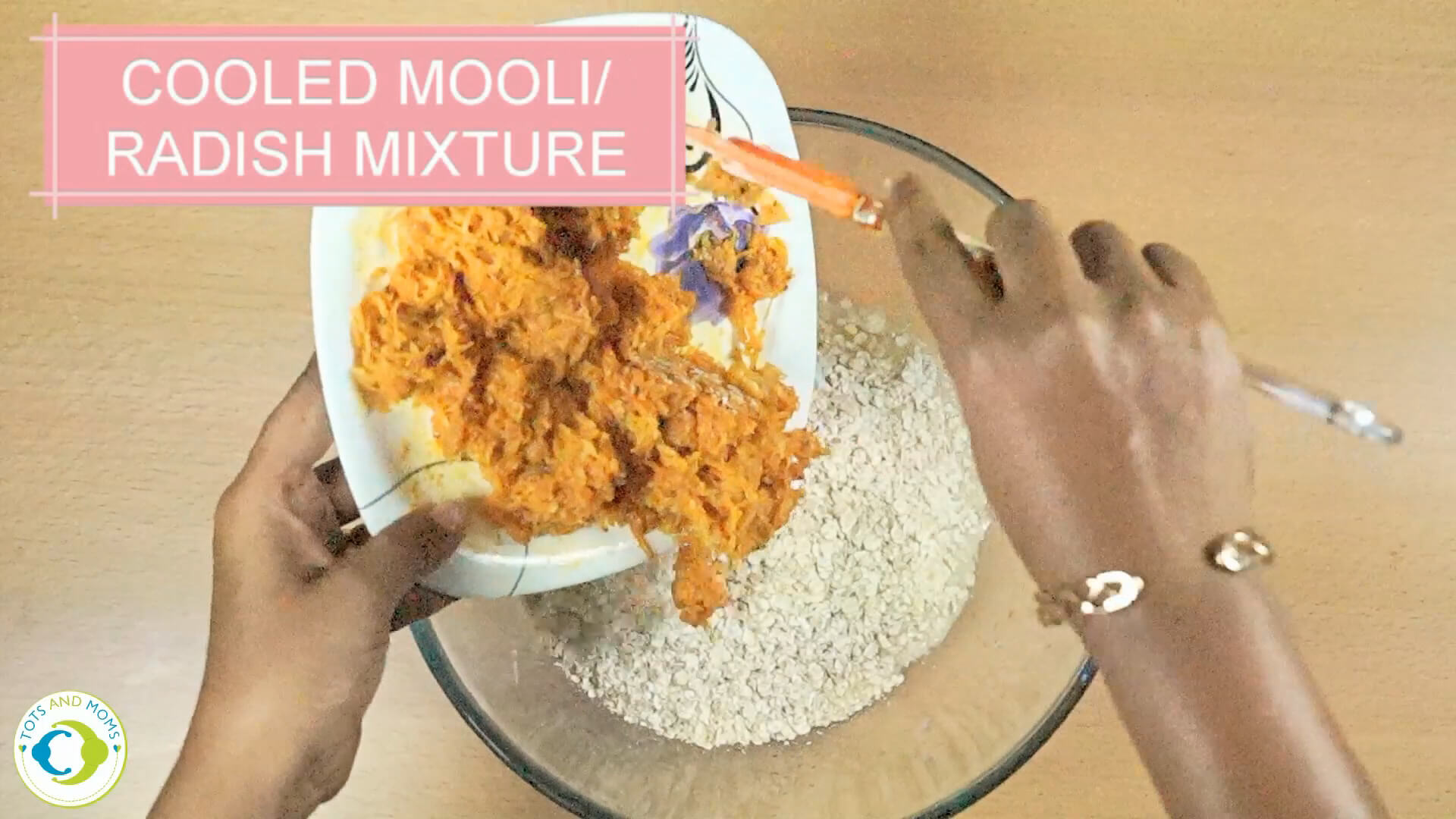 Oats Mooli Paratha for Babies, Toddlers & Kids