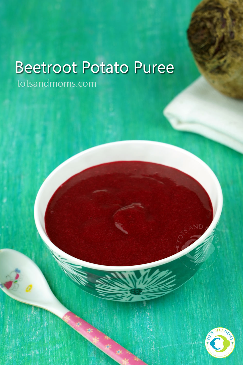 Beetroot Potato Puree for Babies and Toddlers