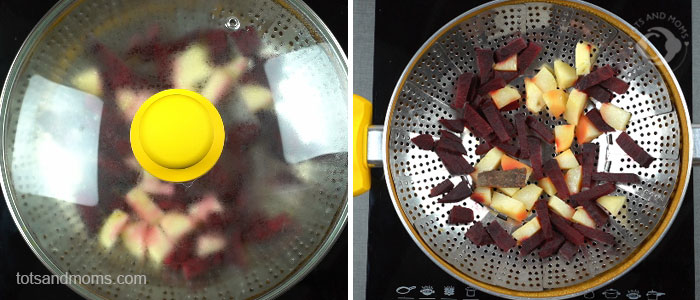 Beetroot Potato Puree for Babies and Toddlers